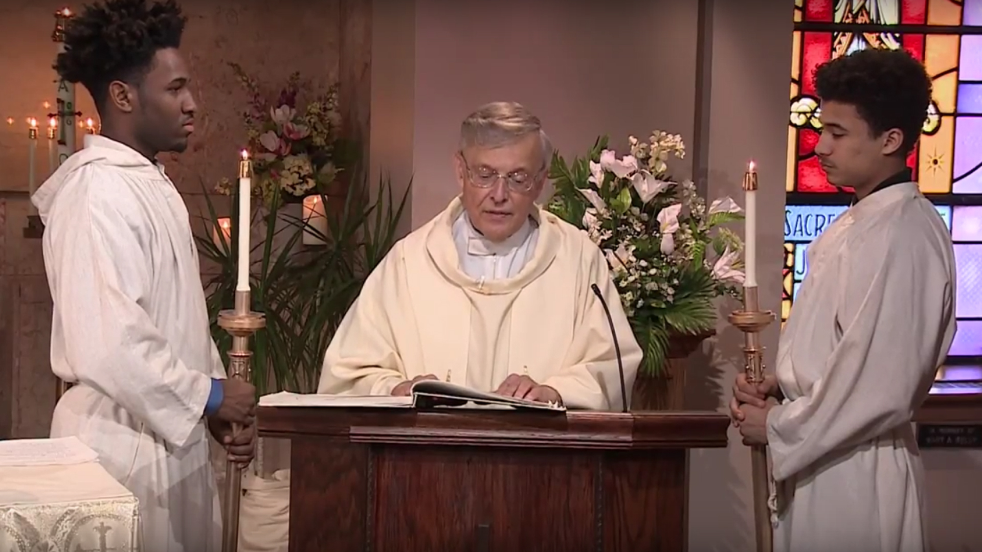 Divine Mercy Sunday - Sunday Mass at Mercy Home - April 3, 2016