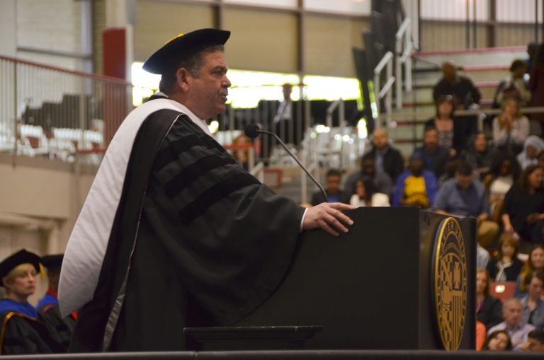 Fr. Scott Speaks to the Graduates