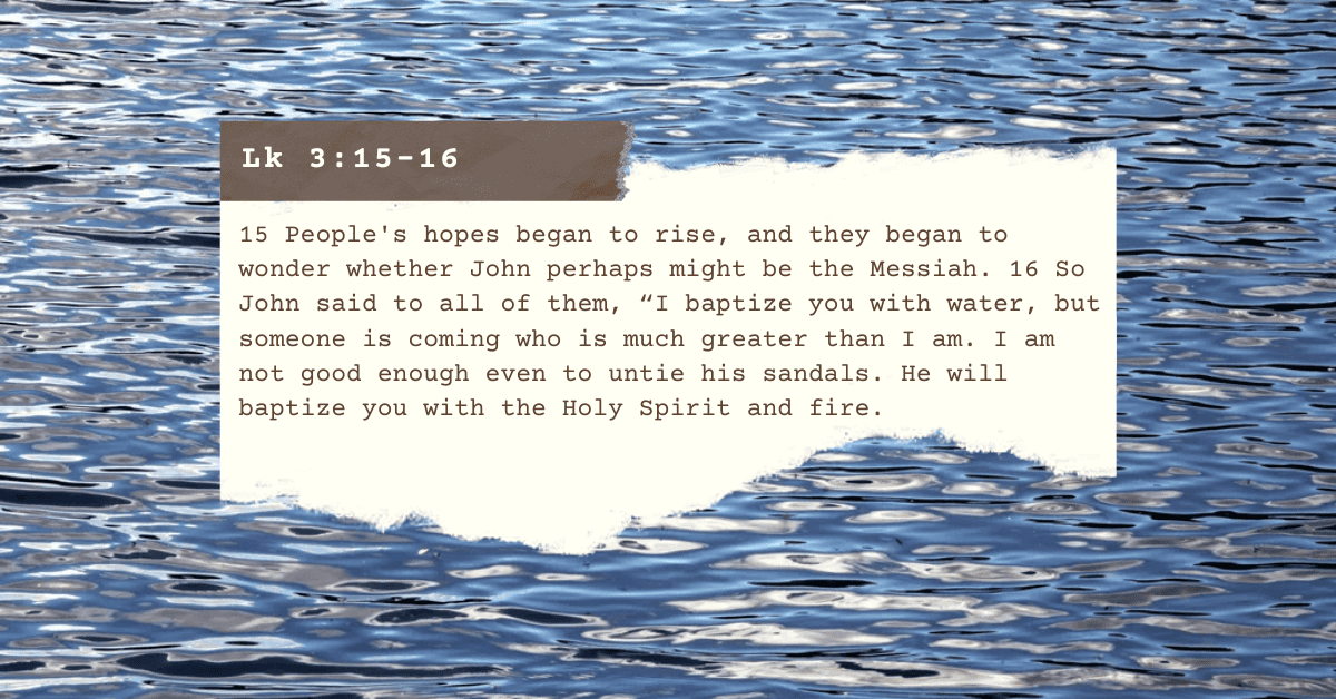 Chapter 3 | The Book of Luke | The Bible | Sunday Mass at Mercy Home